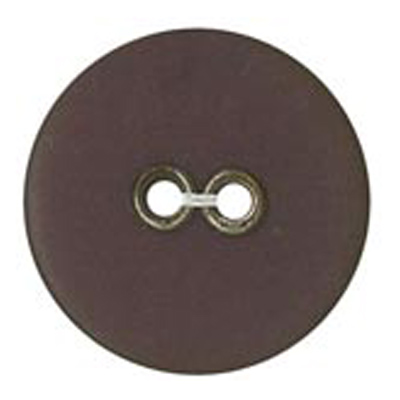 Sullivans 20mm Round Plastic Buttons With Two Holes Silver Edges ...
