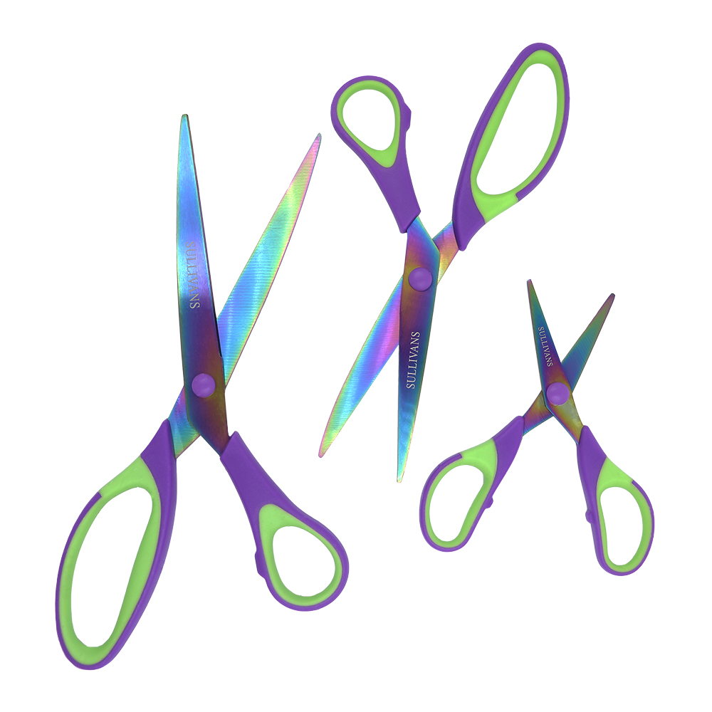 Sullivans Titanium Bonded Scissor Set - 3pc : Sullivans International
